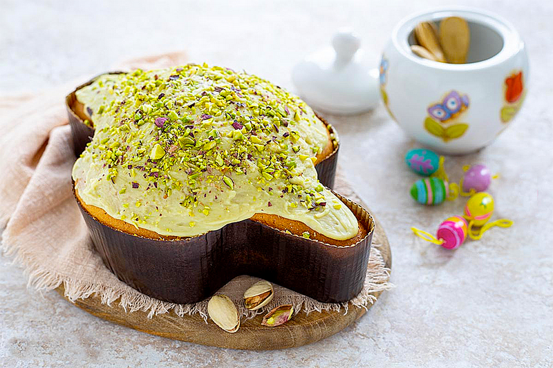 Ricetta Dolci Siciliani Pasquali - Colomba al Pistacchio Siciliana ...